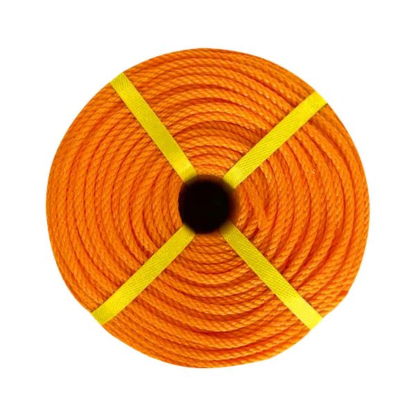 Quality 3 Strands Plastic PP Polypropylene Rope Twisted Fishing Net Rope Packaging for sale
