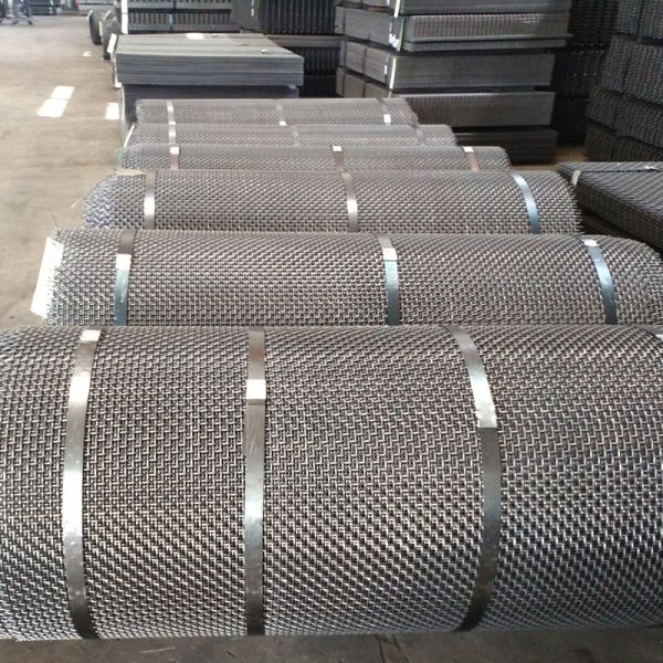 Quality Aggregate Rust Protection Quarry Screen Mesh Lock Crimped for sale