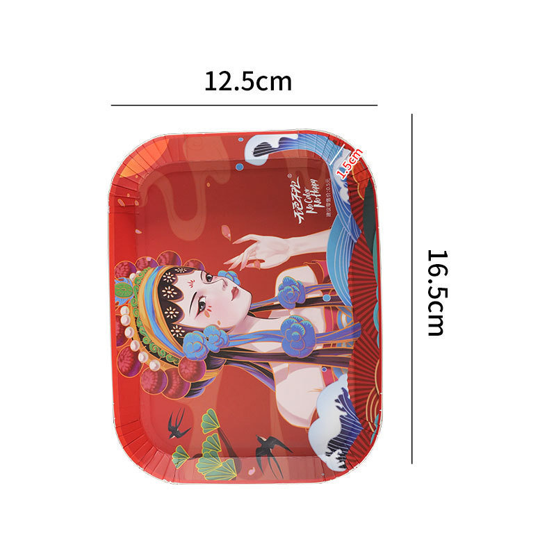 Disposable Paper Plates Household Paper Plates Vegetable Plates Chinese Style Paper Plates