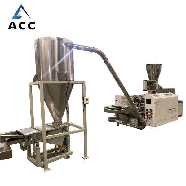Quality 300kg/H PVC Plastic Extruder Air Cooling Single Screw PVC Granule Making Machine for sale