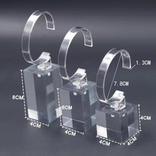 Quality Transperant Acrylic Watch Display Stand For Jewelry Photography And Exhibition for sale
