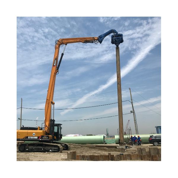 Quality Flexible Control Hydraulic Pile Driver High Efficiency Quick Running Speed for sale