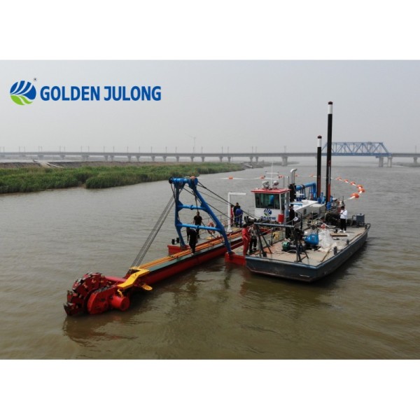 Quality Powerful Dredging Machine Bucket Wheel Suction Dredger for Mixing Hard Mud for sale