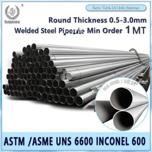 china Round Thickness 0.5-3.0mm Welded Steel Pipes with Min Order 1 MT and ASTM / ASME