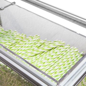 Quality Small Diameter Auto Paper Drinking Straw Making Machine PLC Controlled for sale