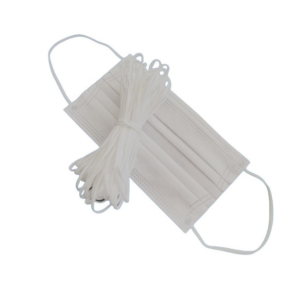 Quality Face Mask Flat Earloop Elastic Cord 5MM Polyester for sale