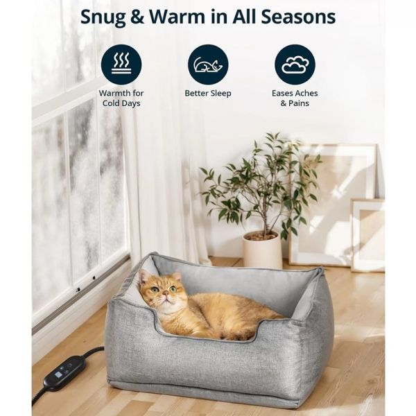 Quality Chew Proof Pressure Activated Pet Smart Beds UL Certified Adjustable Temperature for sale