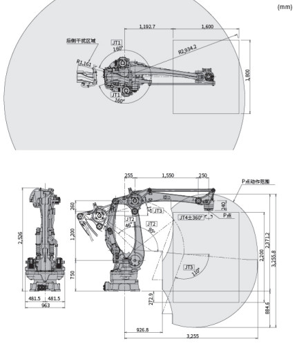 Quality 4 Axis CP130L Kawasaki Industry Robot Arm Robotic Palletization for sale