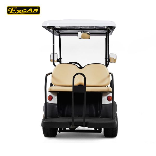 Quality 48V lithium Battery Powered Electric Golf Car EXCAR A1S2+2 White for sale