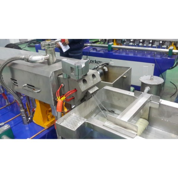 Quality Twin Screw Extruder for Degradable Agricultural Film Plastic Raw Material Granulation for sale
