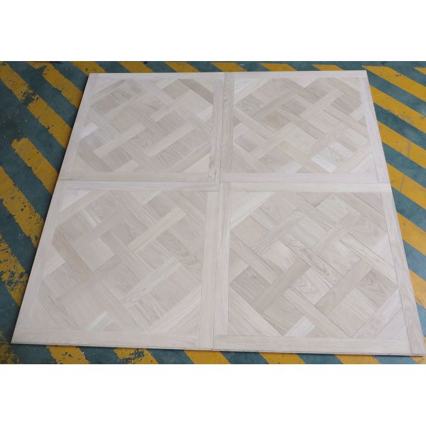 Quality Unfinished Oak Versailles Panels Flooring With Internal Bevels for sale