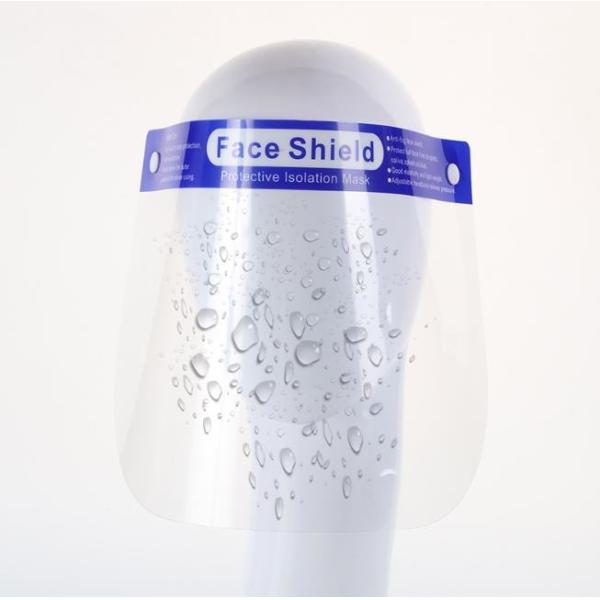 Quality Water Resistant Chemical Face Shield , Polycarbonate Face Shield Thickness 0.2mm for sale