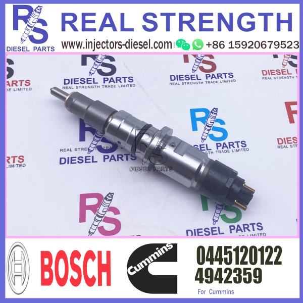 Quality Common Rail Injector 0445120122 For Cummins ISLE 4942359 for sale