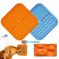 Quality Silicone Cat Dog Licking Pad Anti Choking Pet Slow Food Bowl for sale