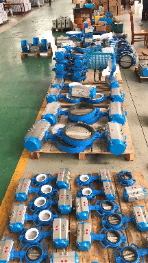 Quality Double Acting Pneumatic Actuator Control Butterfly Valve for sale