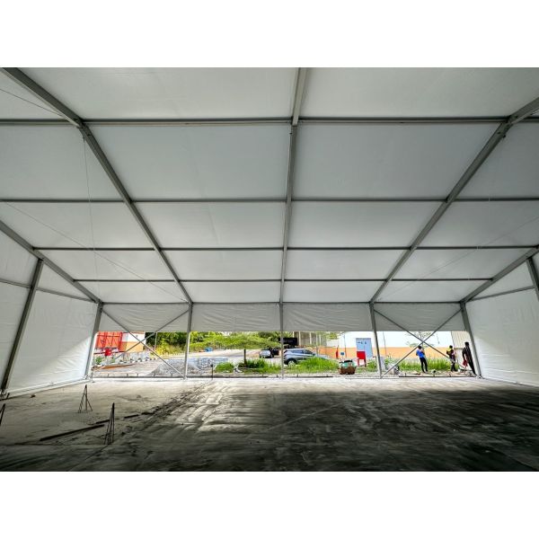 Quality Modular Industrial Outside Storage Tents With Reinforced Aluminum Framework for sale