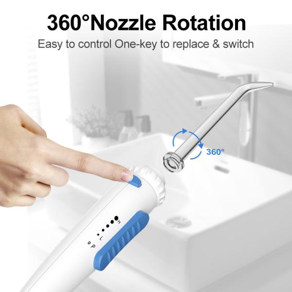 Quality Commercial Countertop Water Flosser Quiet Design With 12 Multifunctional Tips for sale