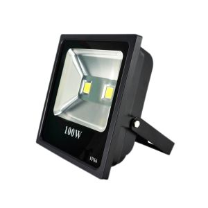 Quality Black Body DC48V High Power LED Flood Light COB Chip IP66 50w 200w With Daylight for sale