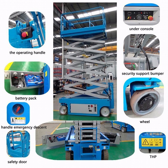 Outdoor Electric Scissor Aerial Lifting Work Platform