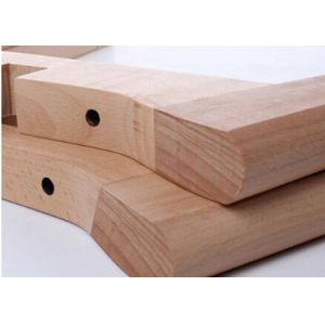 Quality 42cm Height Plastic Chairs Wooden Legs , Modern Chair Legs Abrasion Resistance for sale