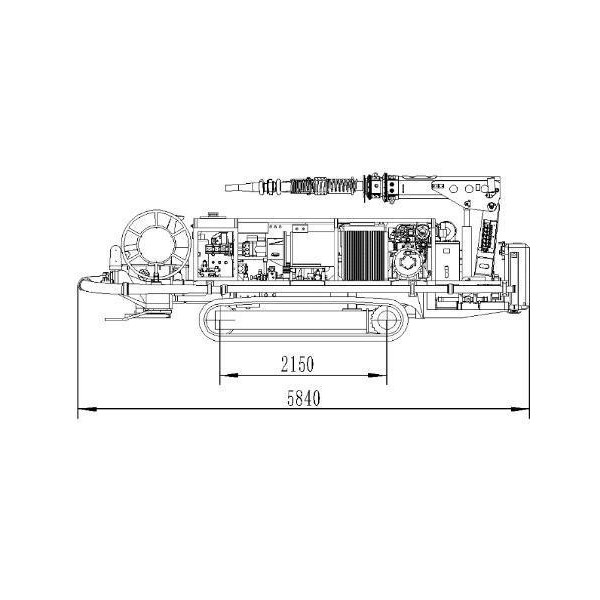 Quality High Productivity Underground Shotcrete Machine Crawler Type Diesel Powered for sale