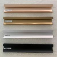 Quality Aluminum Channel Profile Black Baseboard Skirting Board for Floor Wall Cover 2.5 for sale