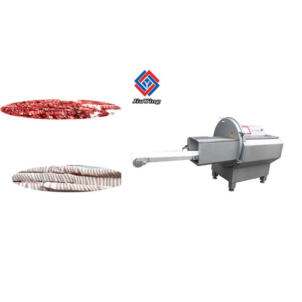Quality Frozen Meat Ham Steaks Slicing Cutter Machine Numerical Control Constant Speed for sale