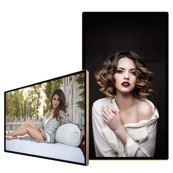 Quality Wall Mounted LCD Wall Display Advertising Machine Wall Touch Screen for sale