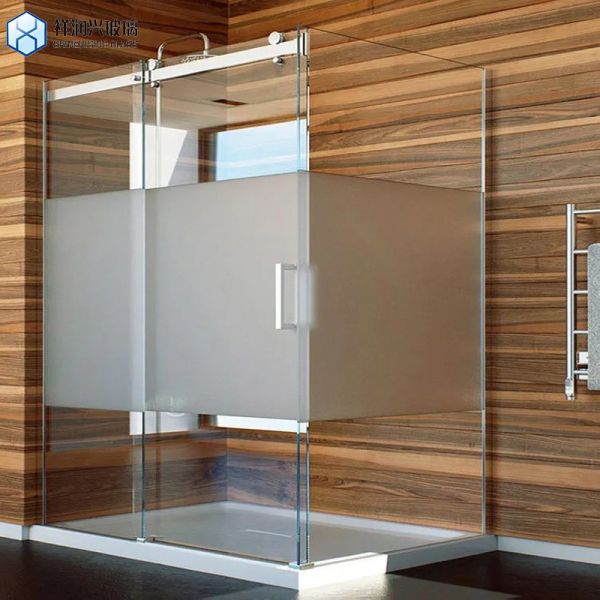 Quality Frameless Design Customized Request Tempered Glass Sliding Shower Door for for sale