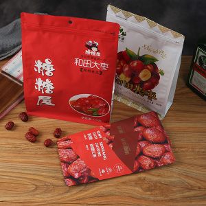 Quality High Barrier Resealable 180mic Flat Bottom Pouch Zipper Packaging Pouch for sale