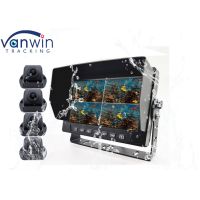 Quality IP69K Waterproof Truck Bus Car Rear View Monitor 7 Inch With 4 Split for sale