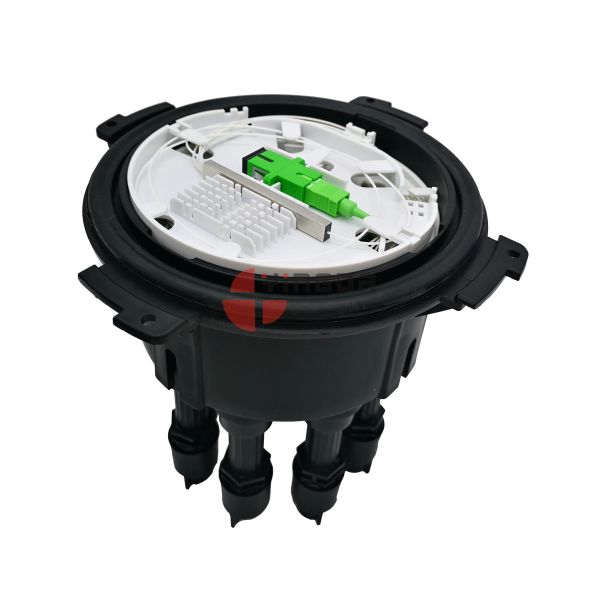 Quality PP Mini 1*8 PLC Fiber Cable Joint Box For Uncut Cable SC Quick Assembly Connector for sale