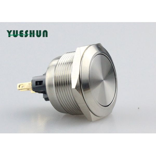 Quality Round Momentary Push Button Switch , Momentary Contact Push Button Switch 25mm for sale