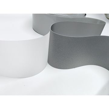 Quality Both-Side Reflective Tape Elastic Reflective Tape Silver Color With 50times for sale