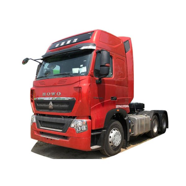 Quality Red T7H Truck Tractor Head 450hp Howo A7 Tractor Head 10 Wheels for sale