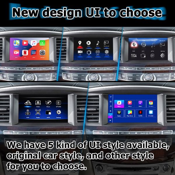 Quality Android 13 Carplay interface Box Yandex Navi For Infiniti QX60 / JX35 Qualcomm 8 for sale