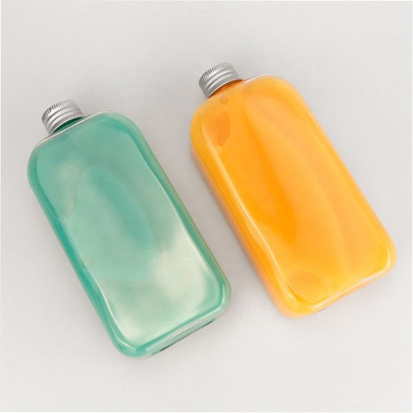 Quality Customized Empty Plastic Juice Bottles ODM Transparent With Cap for sale