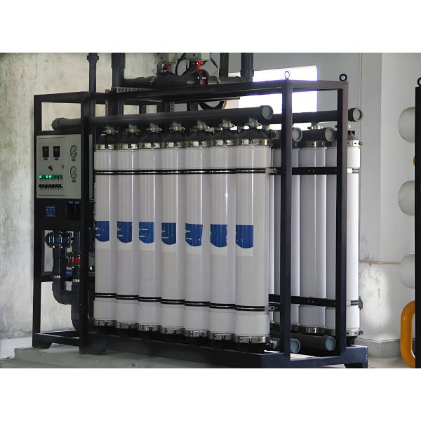 Quality 99.99% SS Removal Ultrafiltration Water System Backwashable SS304 / PVC Material for sale