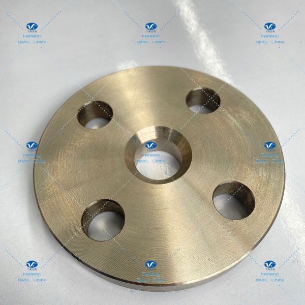 Quality ASTM B348 Gr2 DN15 Slip On Titanium Flanges Threaded Socket Welding Flange for sale