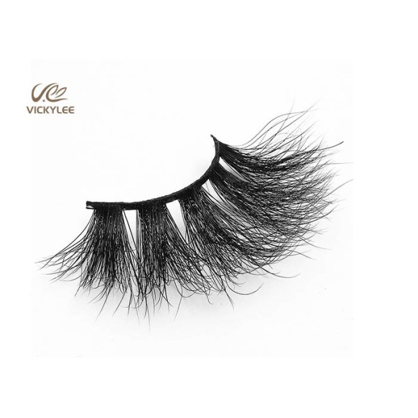 Quality Multi layered 24MM Mink 5D Lashes For Make Up for sale
