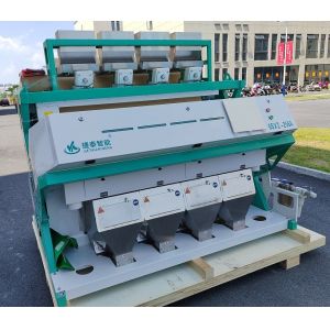 Quality 99.99% Accuracy Rice Color Sorter Machine 4 Chutes 256 Channels for sale