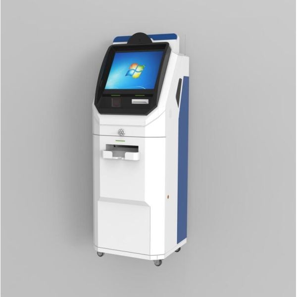 Quality Multimedia Self Service Payment Kiosk Machine Cash Dispenser Interactive for sale
