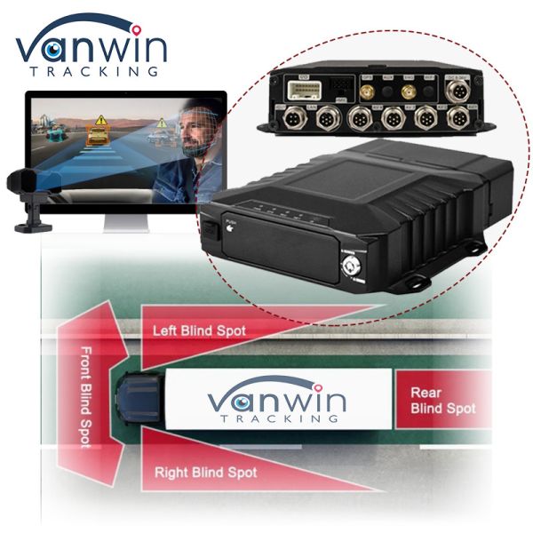 Quality AHD 1080P 8CH 4G GPS Mobile DVR With Built-In ADAS DSM BSD Algorithm AI Powered for sale