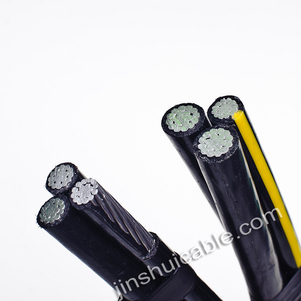 Quality XLPE Insulation ABC LV Power Cable 3x50mm2 2x16mm2 54.6mm2 for sale