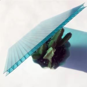 Quality Hollow Polycarbonate Plastic Roofing Sheets For Skylight Roof/Roof Shed for sale