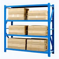 Quality Light / Medium Duty Metal Rack For Industrial Factory Garage Warehouse Storage for sale