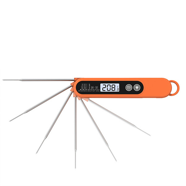 Quality Oven Turkey Cooking Meat Thermometer Probe Foldable Instant for sale