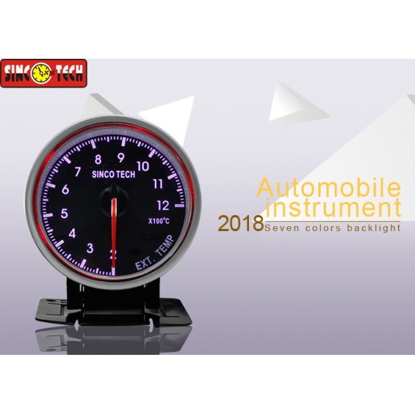 Quality Automotive External Temperature Gauge EGT Temp Gauge 12v 60mm Diameter for sale