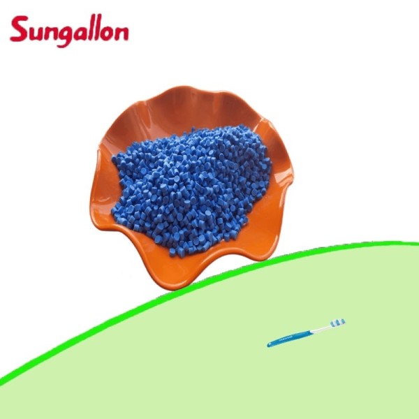 Quality White Opaque Thermoplastic Elastomer Compound For Toothbrush Handle for sale
