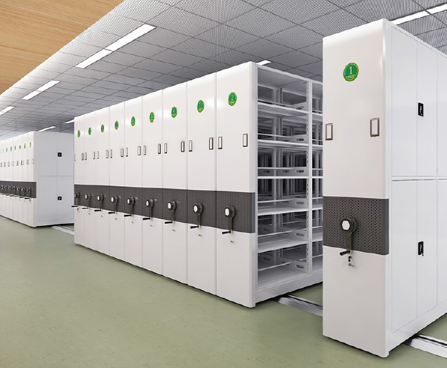 Manual Mobile Shelving Hand Cranked Movable Compact Shelves Archives Compactor Rack System